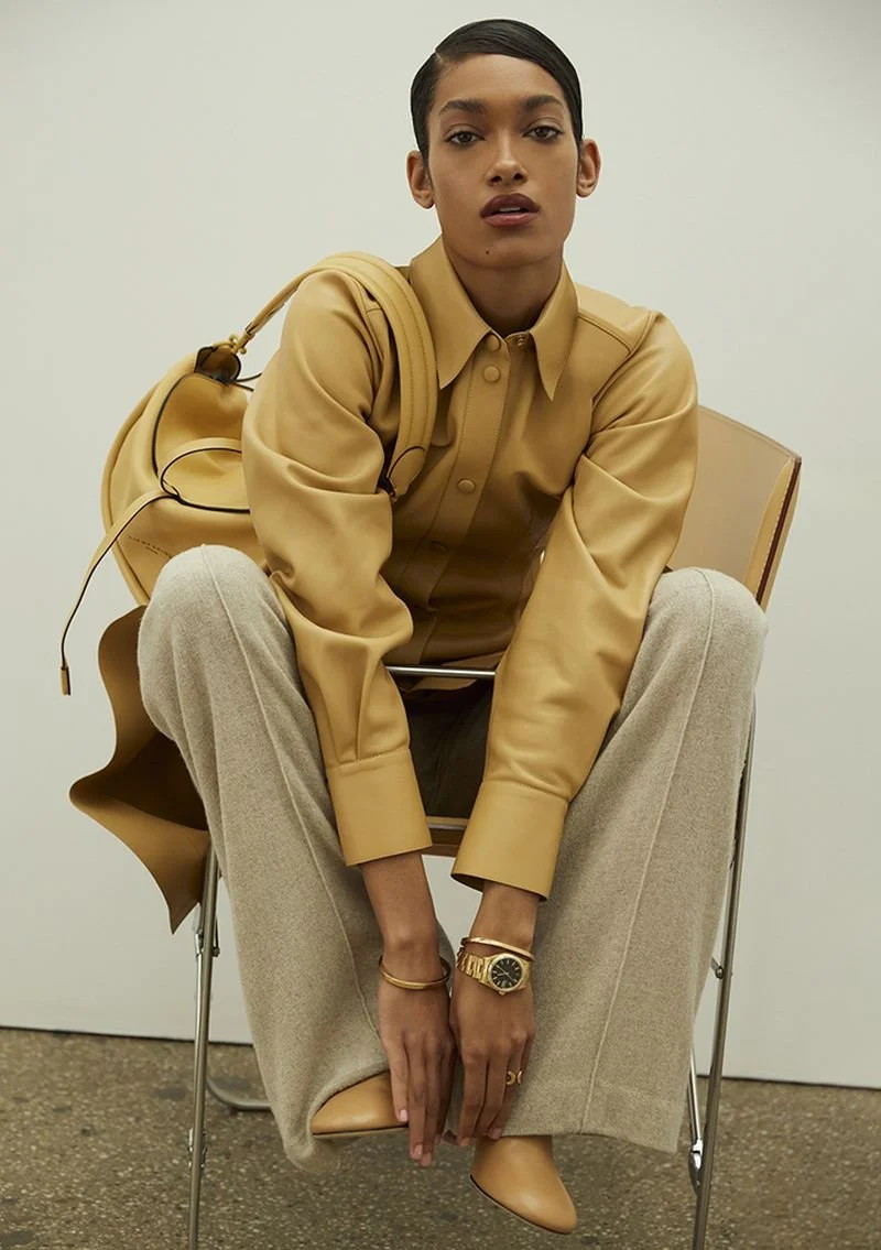 Marlee Bell Wears Buttery Leather Looks in ELLE Germany — Anne of ...