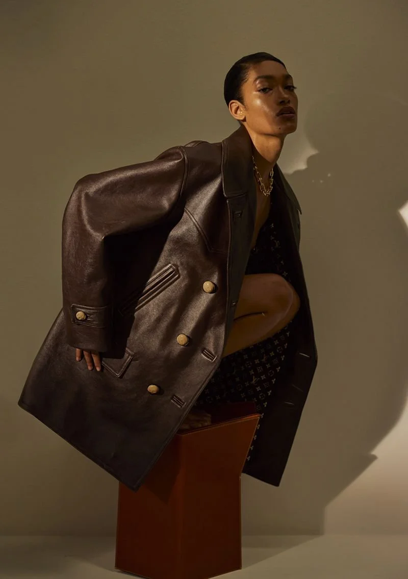 Marlee Bell Wears Buttery Leather Looks in ELLE Germany — Anne of ...