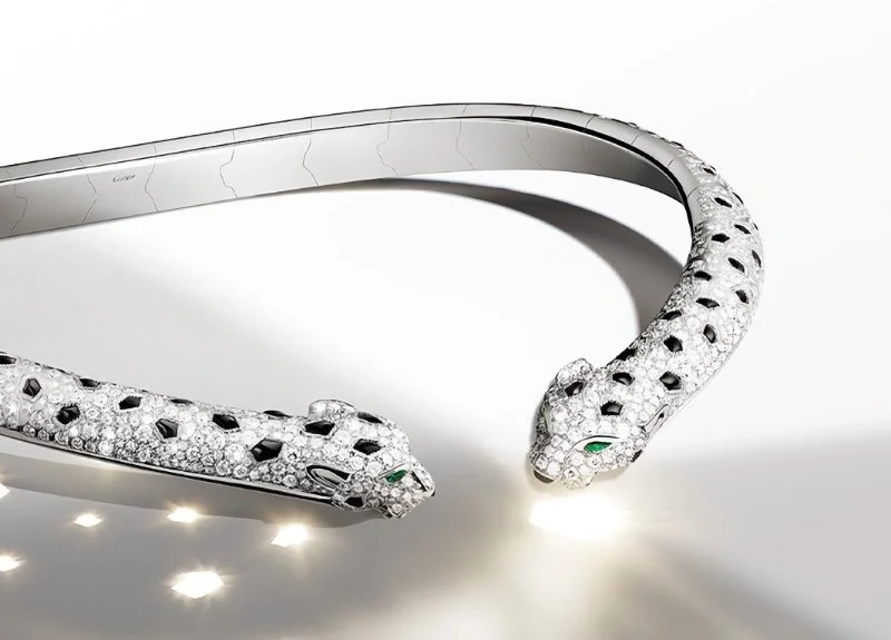 Jisoo and Ella Balinska in ‘Panthère de Cartier Fall 2922 Campaign ...