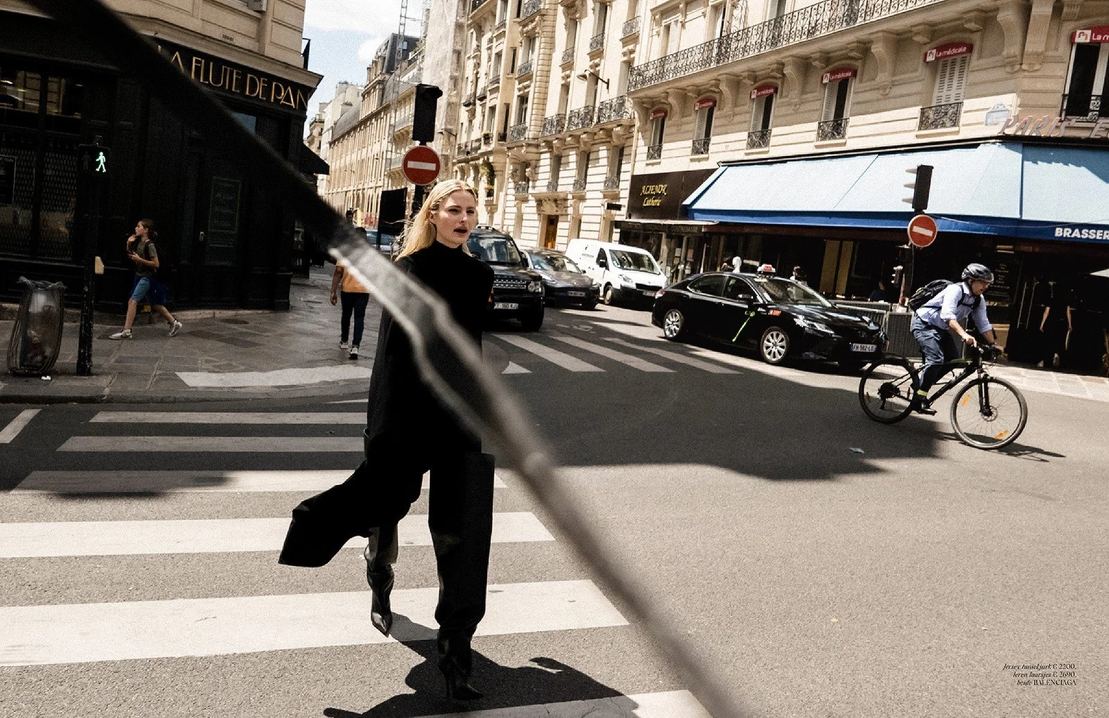 Felice Nova Noordhoff in Paris Wearing Edgy Power Style — Anne of ...