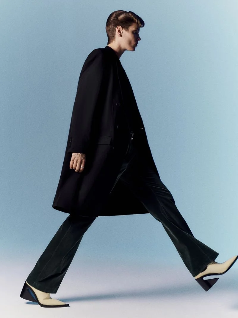 Sara Vienna Suits Up in Vogue France August Lensed by Amit — Anne of ...