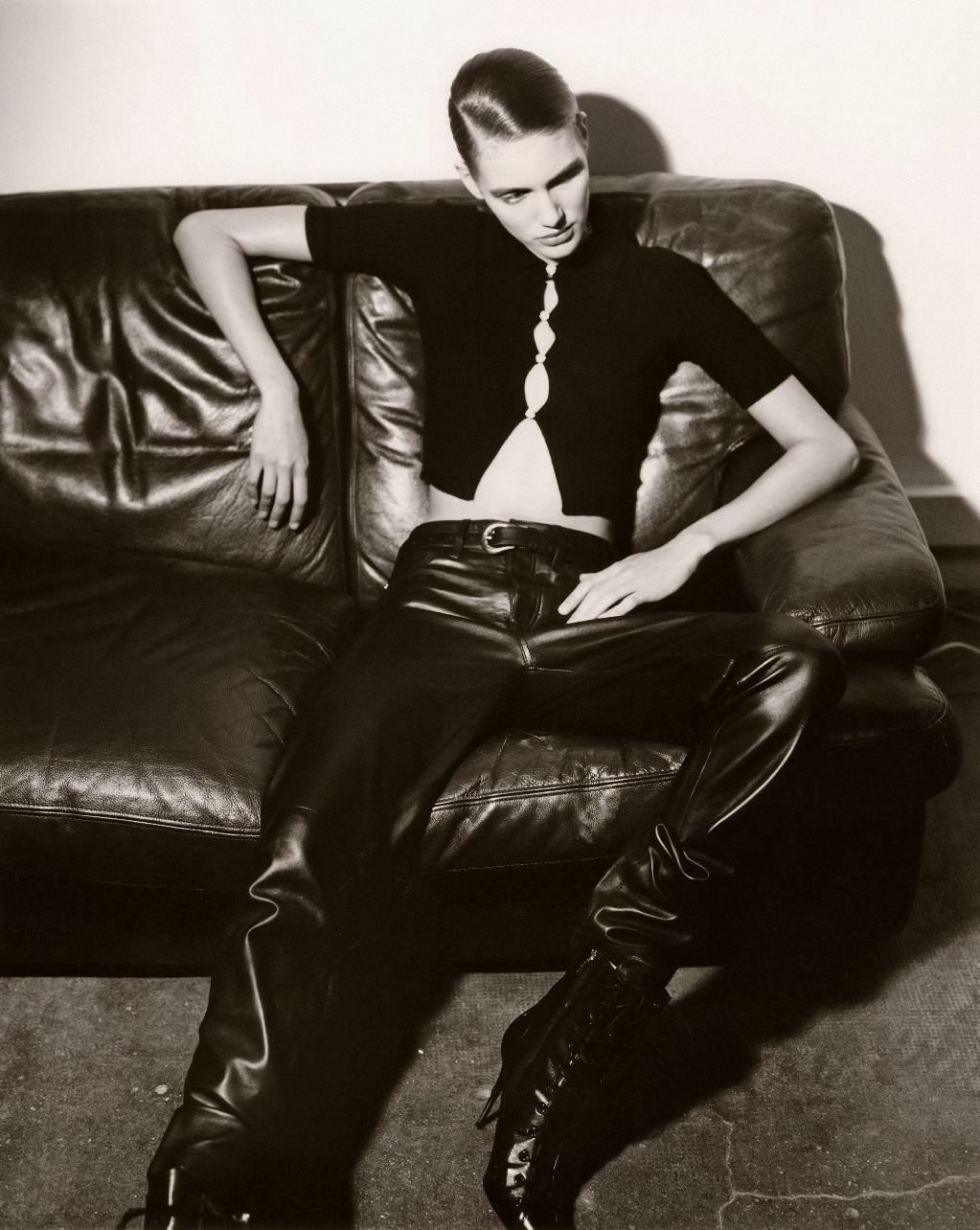 Rosalieke Fuchs' Bazaar Italia's Turbocharged 'Night Rider' Style ...