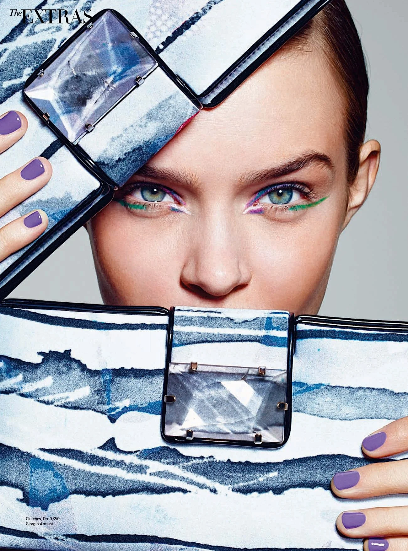 Josephine Skriver In 'Art Inspired' By Richard Burbridge For Harper's Bazaar February 2014 ...