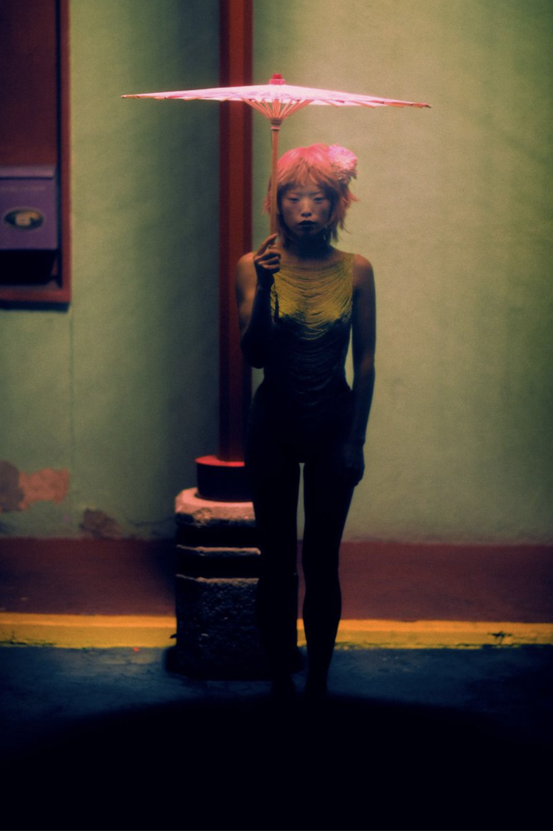 Angel Lin & Dark Knight in 'Neon Love' for Vogue Czech March 2025 ...