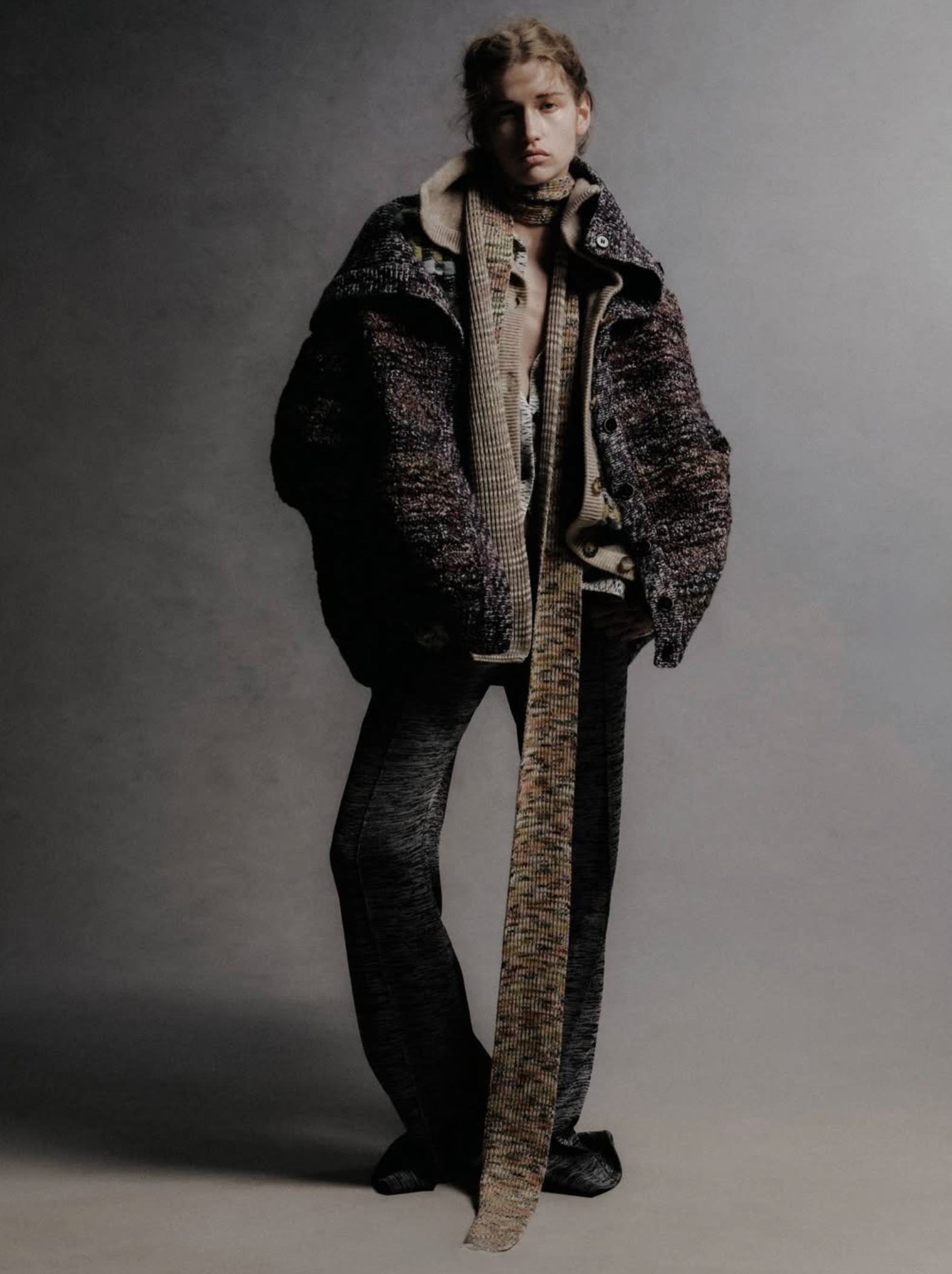 Apolline Rocco Fohrer in Oversized Winter Style for Bazaar US — Anne of ...