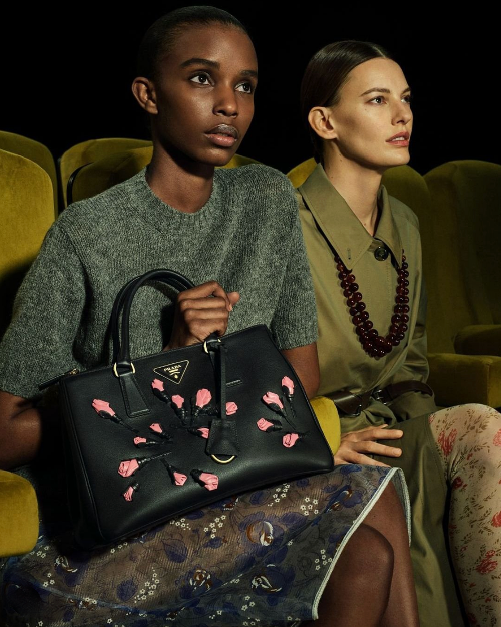 Prada Galleria Bags Bloom in Abundance for Fall 2024 Campaign by Reto ...