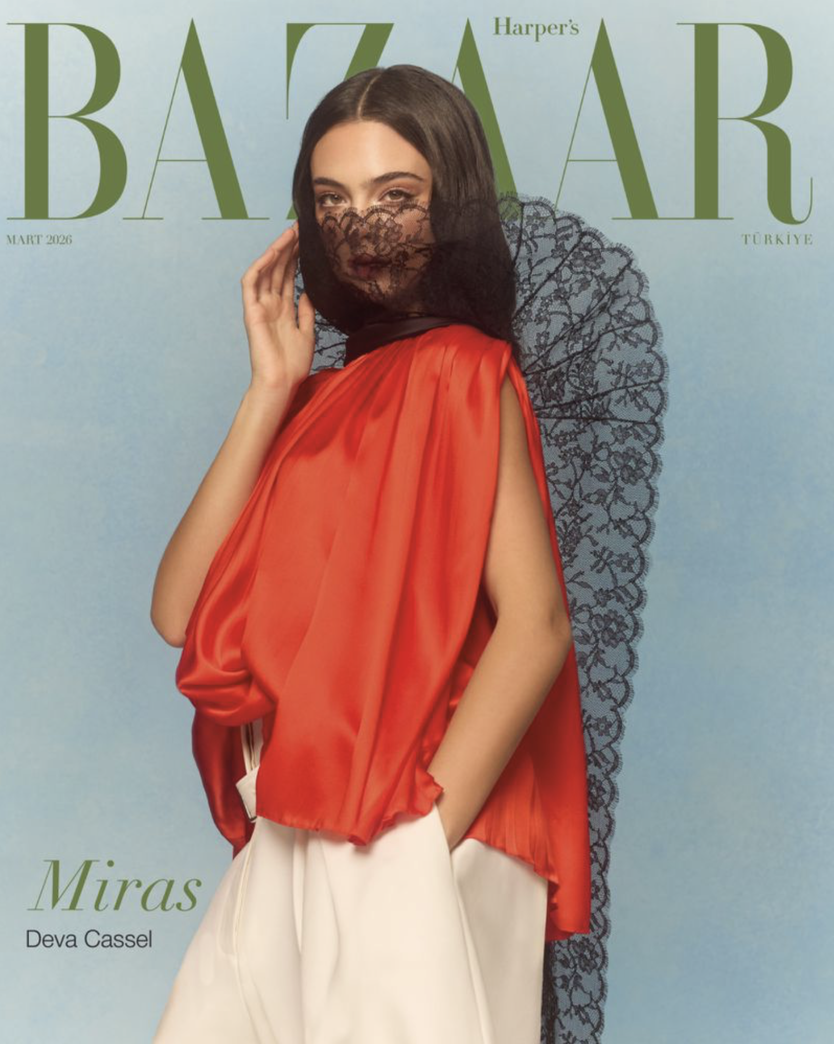 Deva Cassel in Dior Covers Harper's Bazaar Turkey, EIC Inan Kirdemir ...