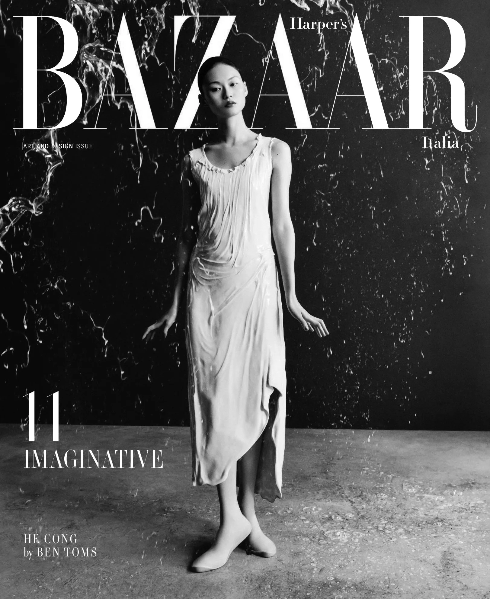 He Cong Covers Harper's Bazaar Italia 11 Imagination Issue — Anne of ...