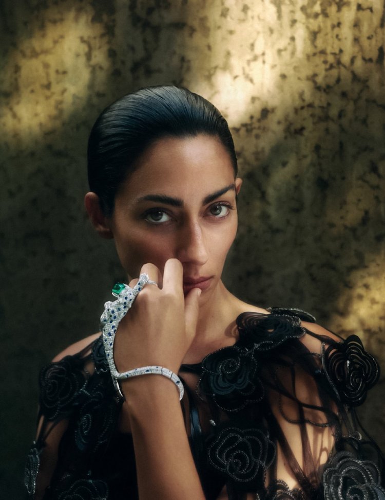 Conie Vallese in Cartier's Nature Sauvage Jewels Bazaar Spain — Anne of ...