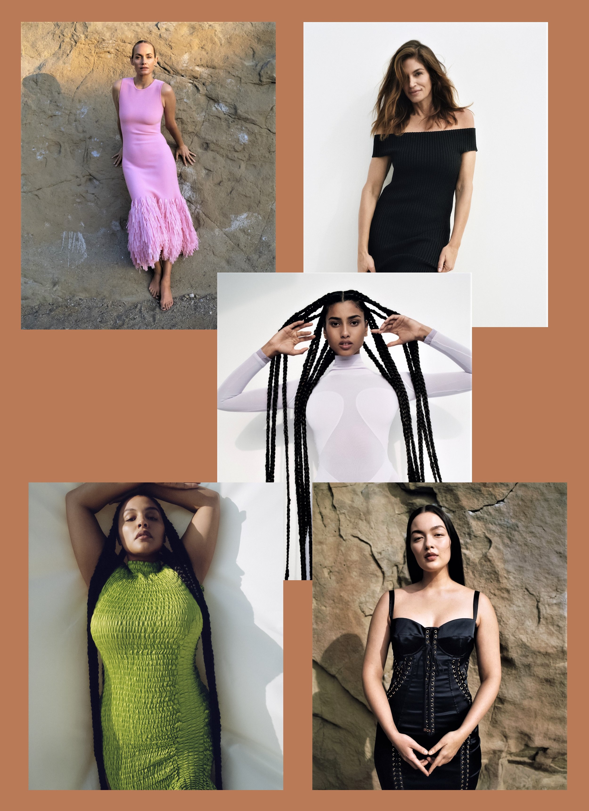 Amber, Cindy, Imaan, Paloma in 'Body Language' by Zoe Gherter for Vogue ...