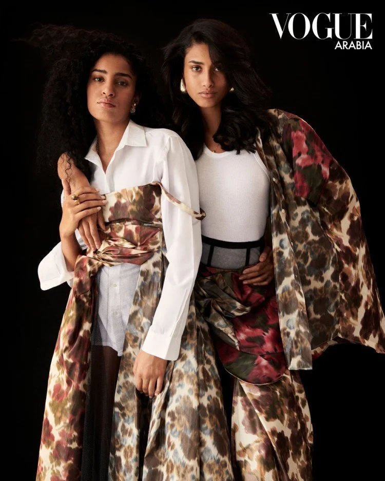 Imaan and Aicha Hammam for Vogue Arabia December 2022 Lensed by Bibi ...