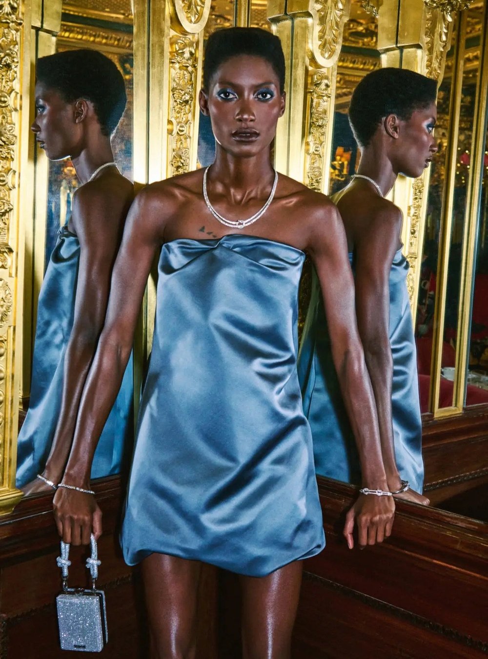 Mame Thiane Camara in 'More Is More' Opulence by Jem Mitchell for ...
