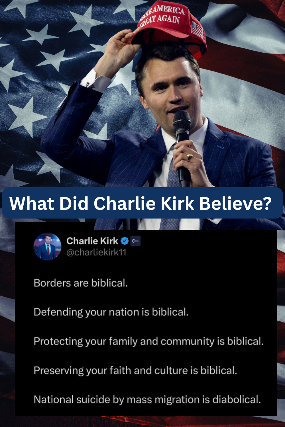 Murdered MAGA Activist Charlie Kirk's Core Beliefs and Values — Anne of ...