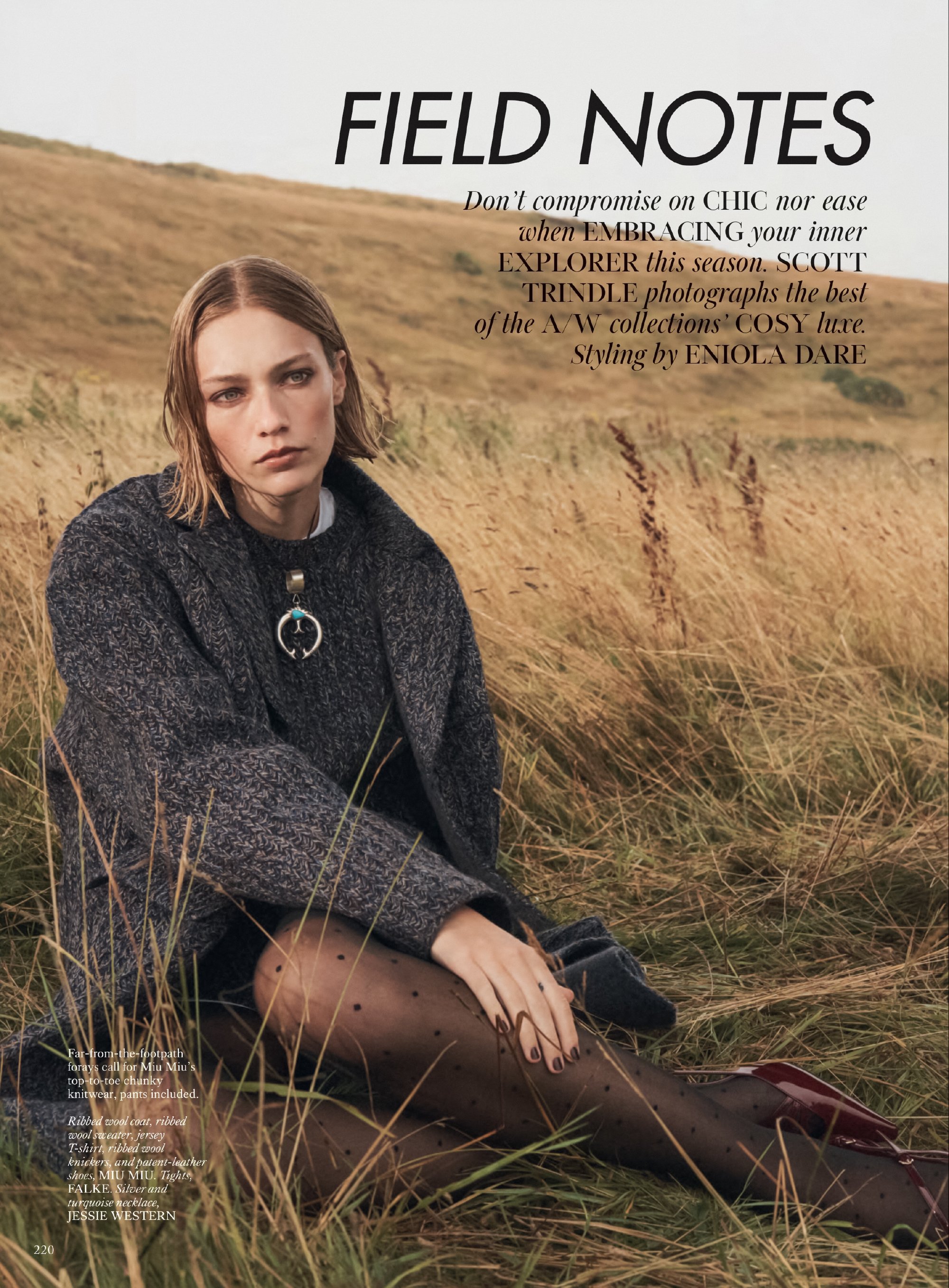 Ella Rattigan and Shivaruby for British Vogue November 2023 — Anne of ...