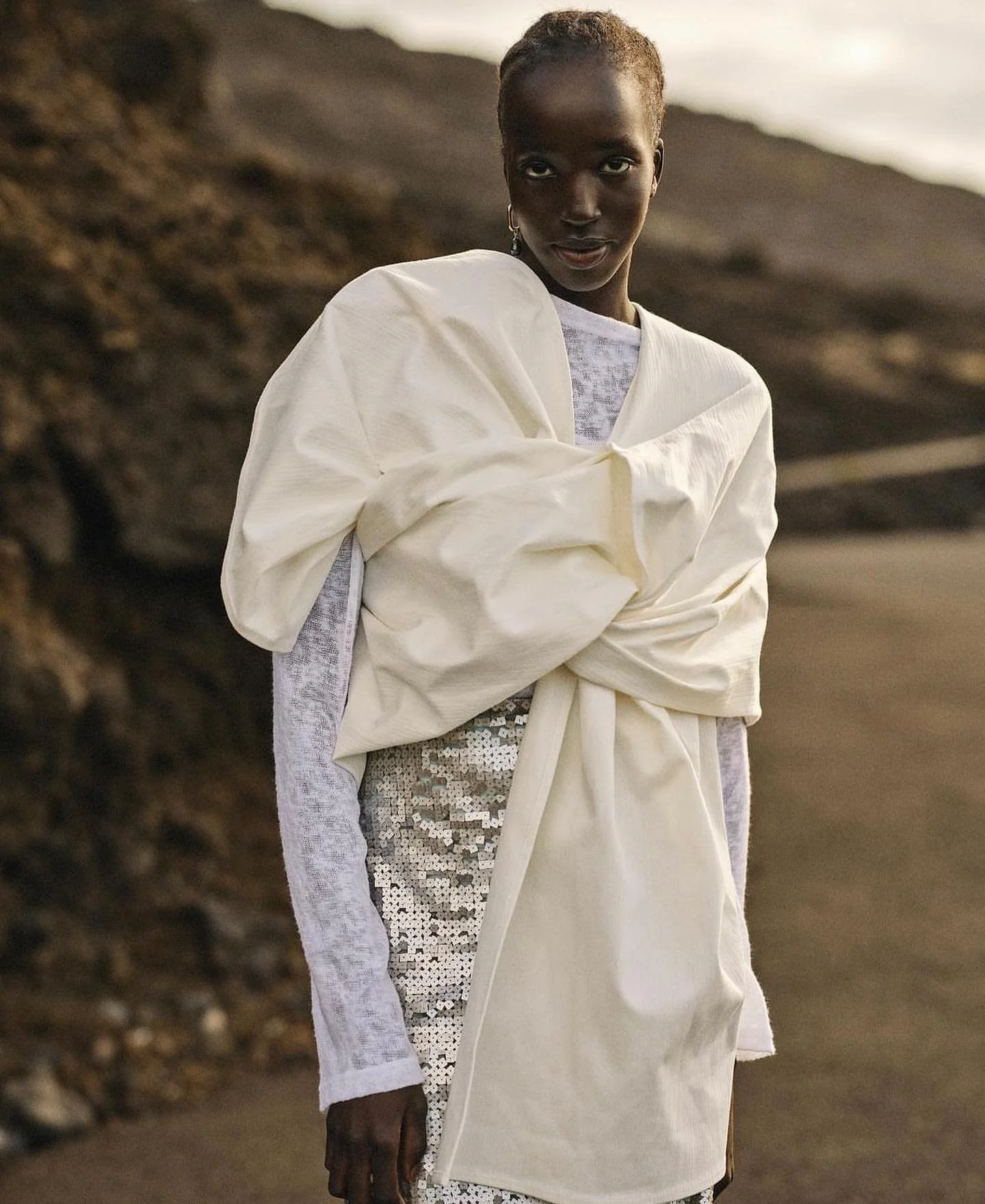 Nyaueth Riam Brings Ancestral Light to Vogue España January 2023 — Anne ...
