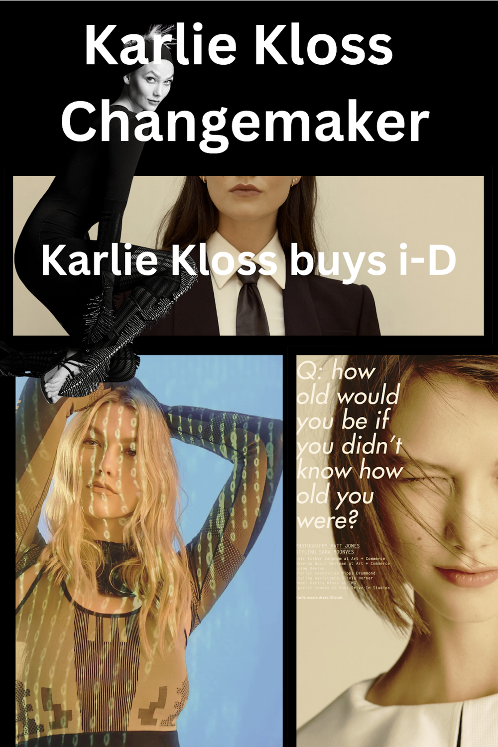 Karlie Kloss Buys i-D Mag. Alastair McKimm is CCO, Global EIC — Anne of ...