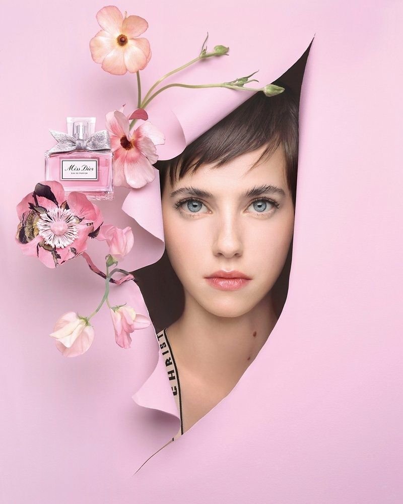 Olivia Martin in Miss Dior Fragrance by Brigitte Niedermair | Dior's ...