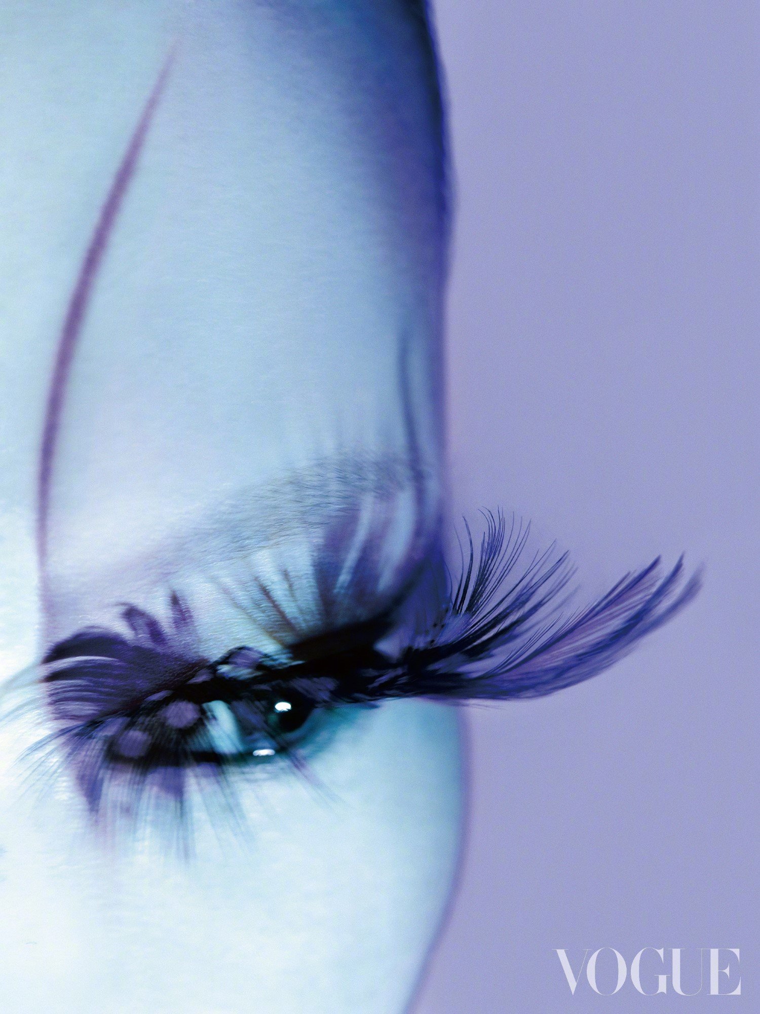 'Purple Is the New Black' Beauty Story in Vogue China May 2022 — Anne ...