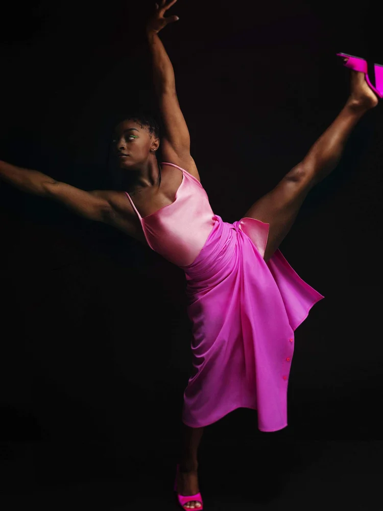 Simone Biles Finds 'A New High' by Kennedi Carter in Porter Edit — Anne ...