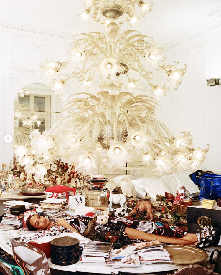 Mona Tougaard Drowns In Stuff in W Magazine's ' March 2025 Issue — Anne ...