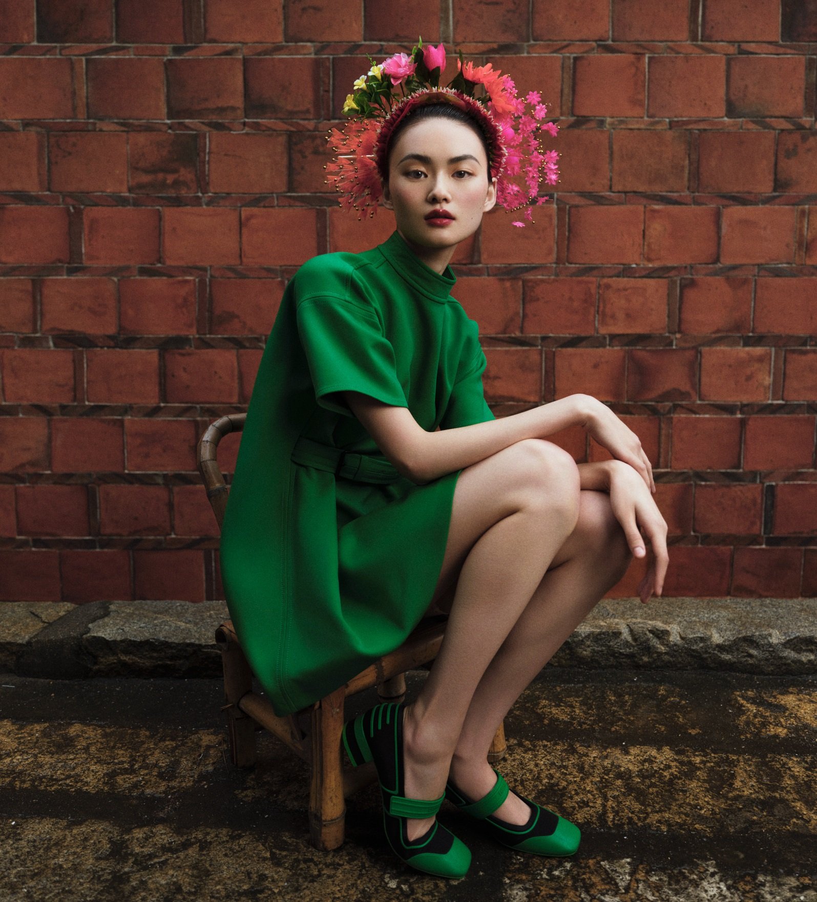 He Cong's Flower Power Style by Leslie Zhang for Wallpaper China March ...