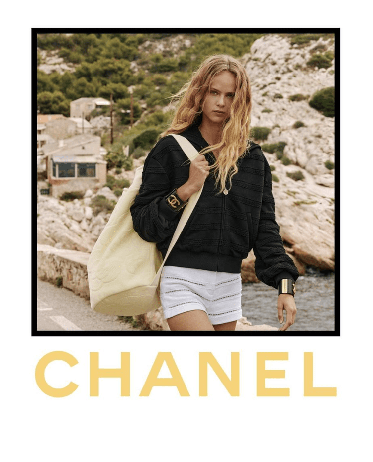 Chanel Coco Beach 2024 Campaign Drifts in Calm Waters — Anne of ...