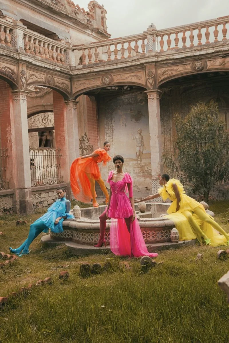 Alex Salinas Flashes a Color Feast for Grazia Bulgaria October — Anne ...