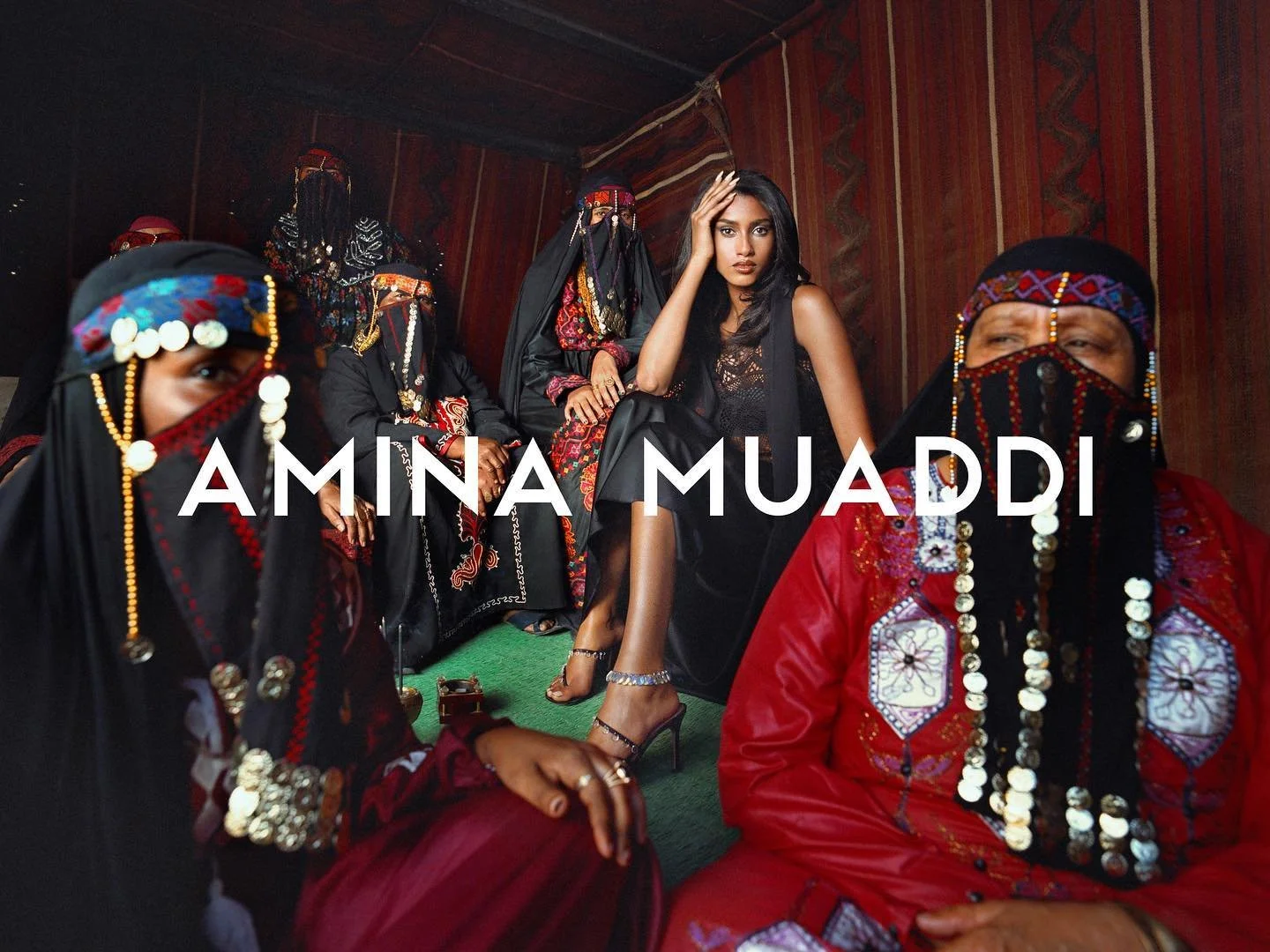 Amina Muaddi Drop 2/22 Campaign with Imaan Hammam — Anne of Carversville