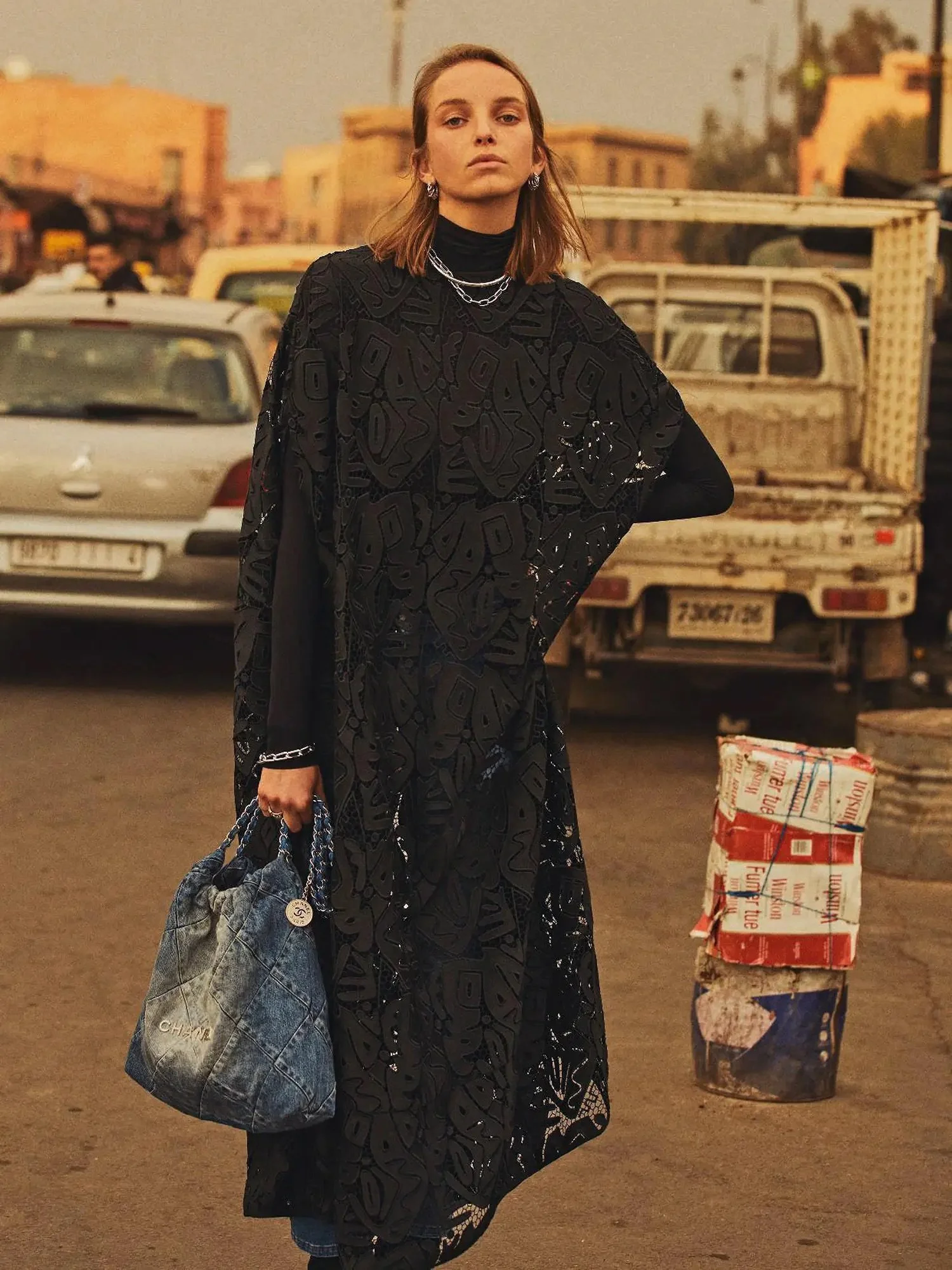 Jamilla Hoogenboom In Rock In The Casbah By Adriano Russo For Elle