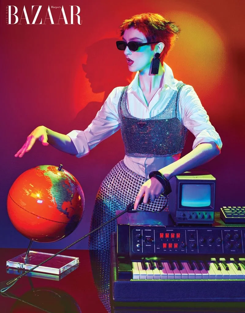 Frances Coombe in 'Color Of Dreams' by Enrique Vega for Harper's Bazaar ...