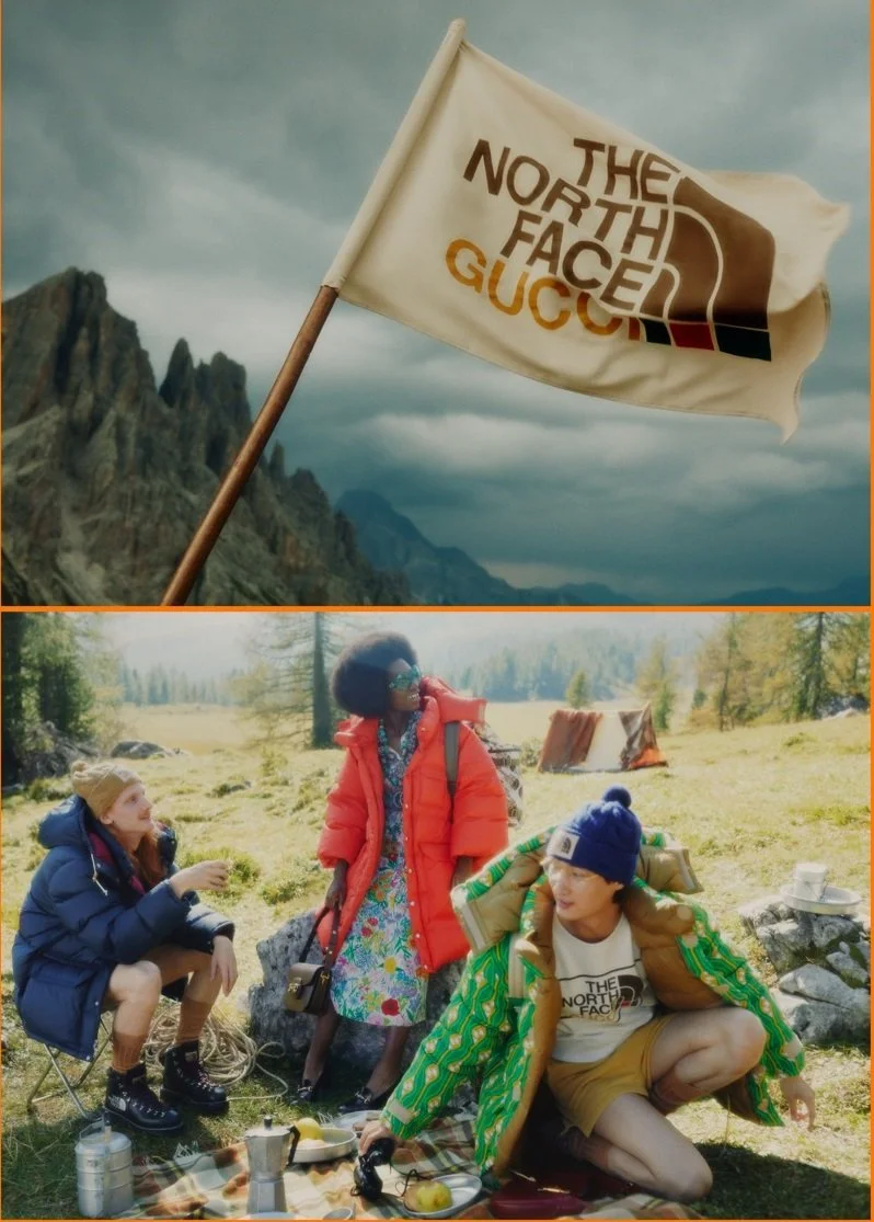 GUCCI X The North Face Lands Camp Happy Colors, Patterns — Anne of ...