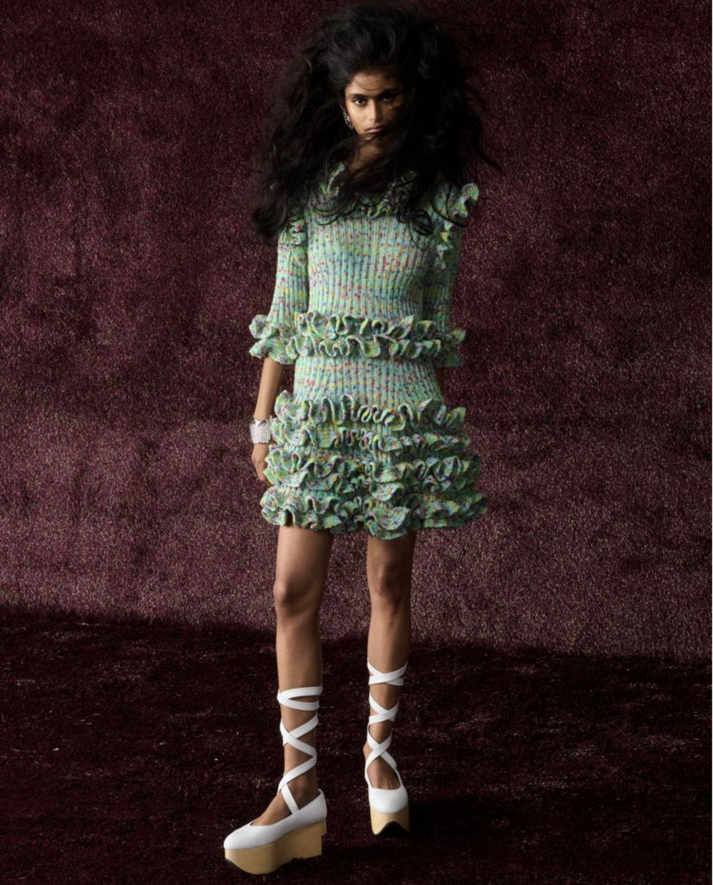 Matthieu Blazy's New Girl Bhavitha Mandava Covers Vogue UK March 2026 ...
