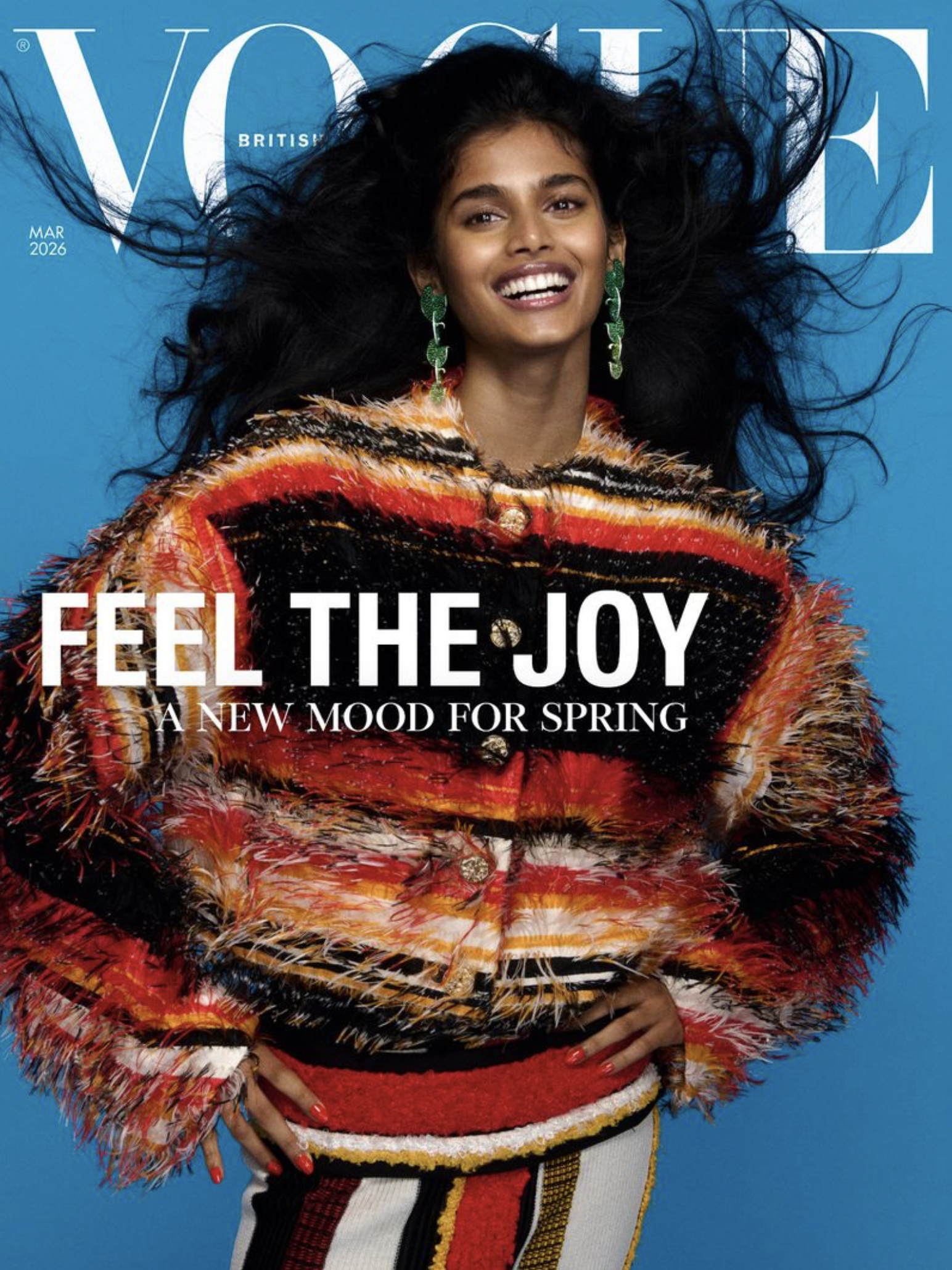 Matthieu Blazy's New Girl Bhavitha Mandava Covers Vogue UK March 2026 ...