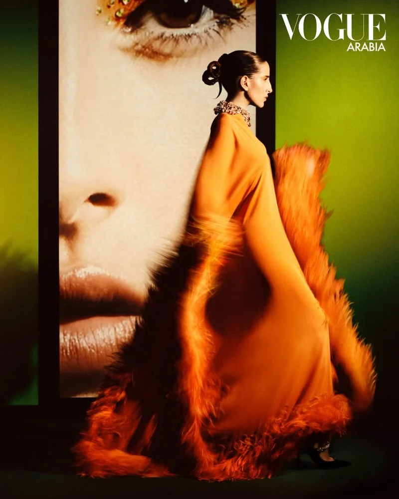 Taleedah Tamer's Fall Glamour by Nima Benati Vogue Arabia — Anne of ...