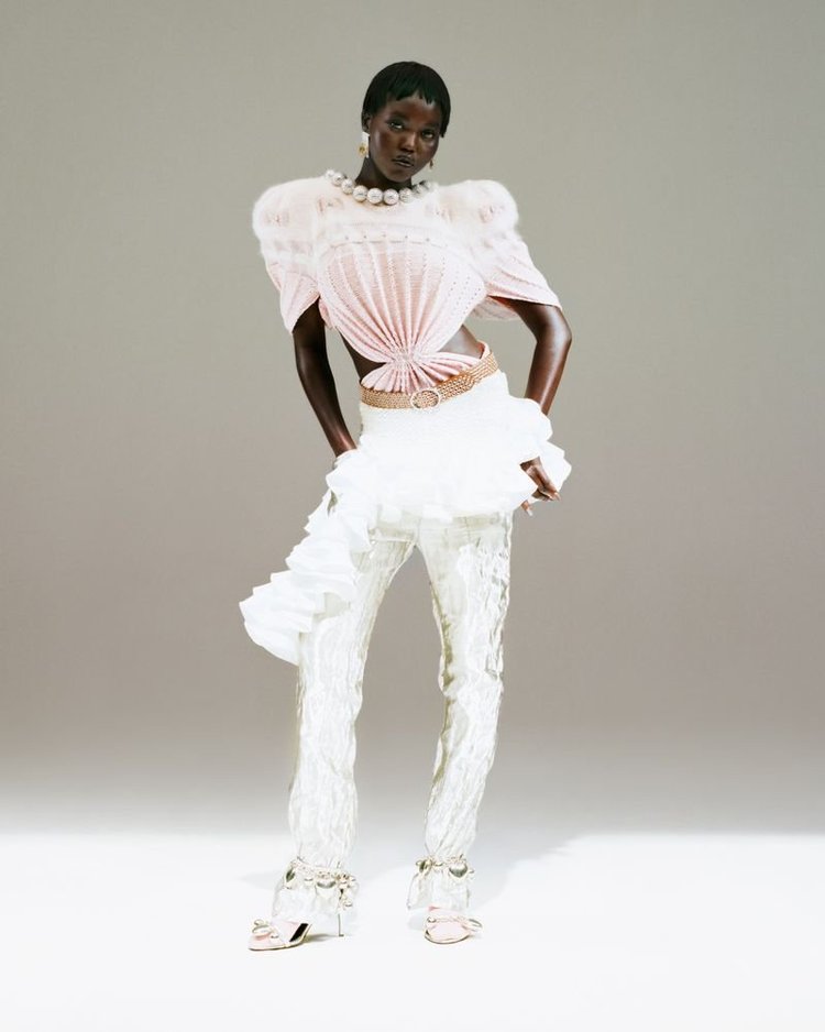 Adut Akech Bring's Feminine Froth to POP Magazine #48 — Anne of ...