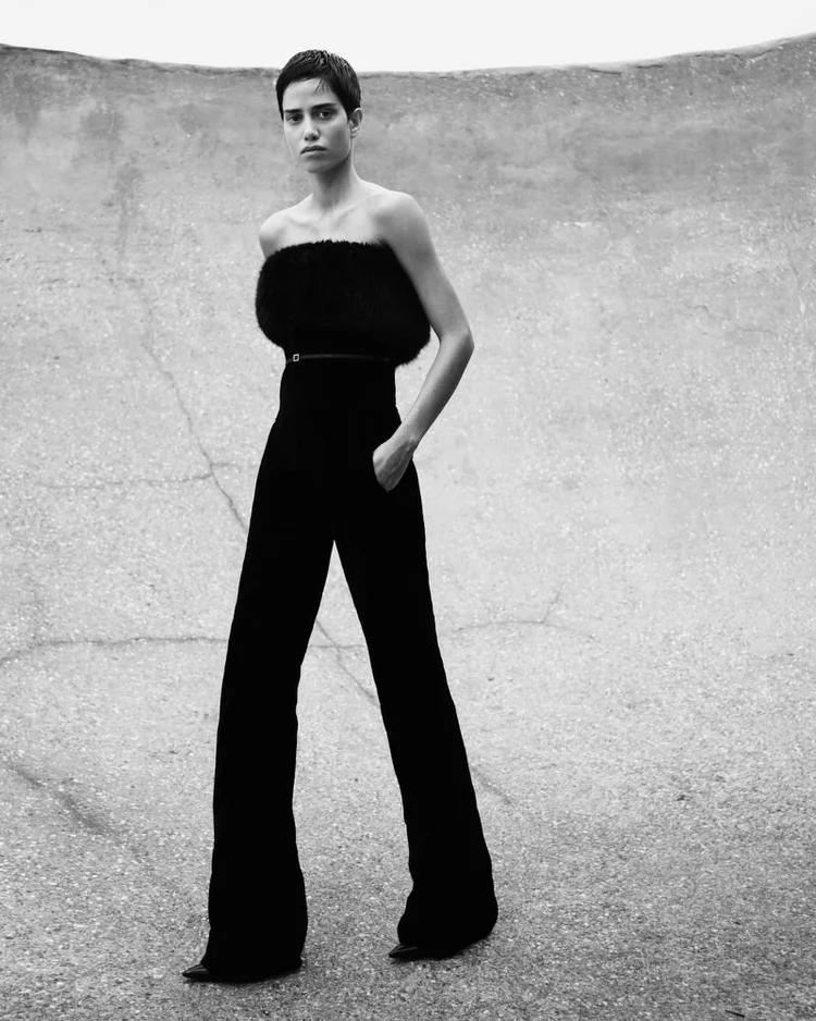 Anna Herrera in Saint Laurent by Sarah Piantadosi for Net-a-Porter ...