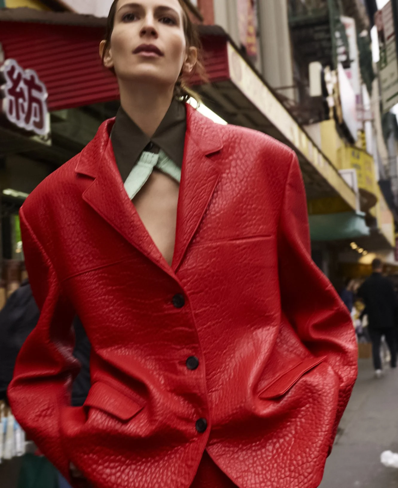 Jeanne Cadieu by Amy Troost for Harper's Bazaar September 2023 — Anne ...