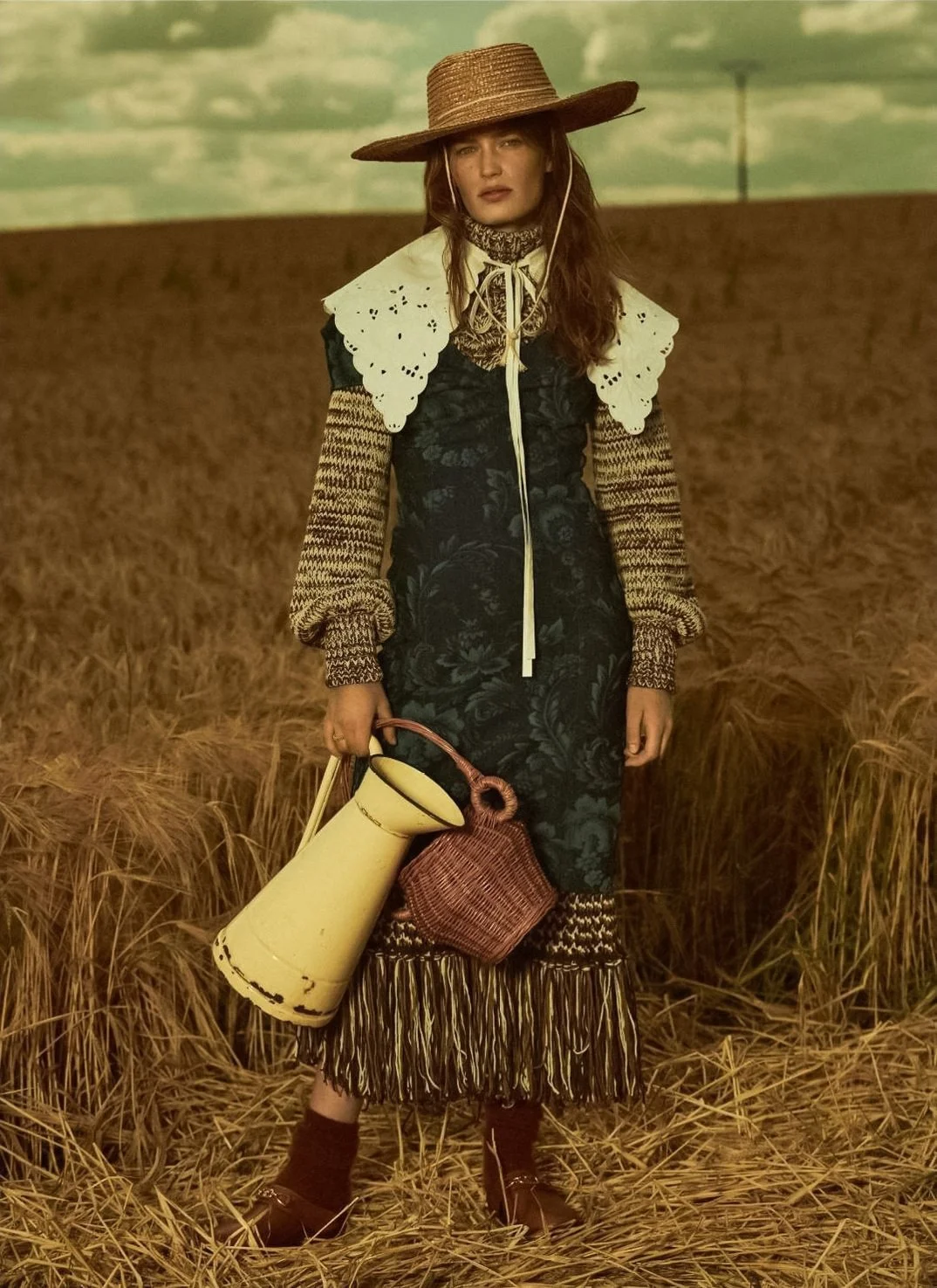 Country Women's Modest Denim Style in ELLE France October 13 — Anne of ...