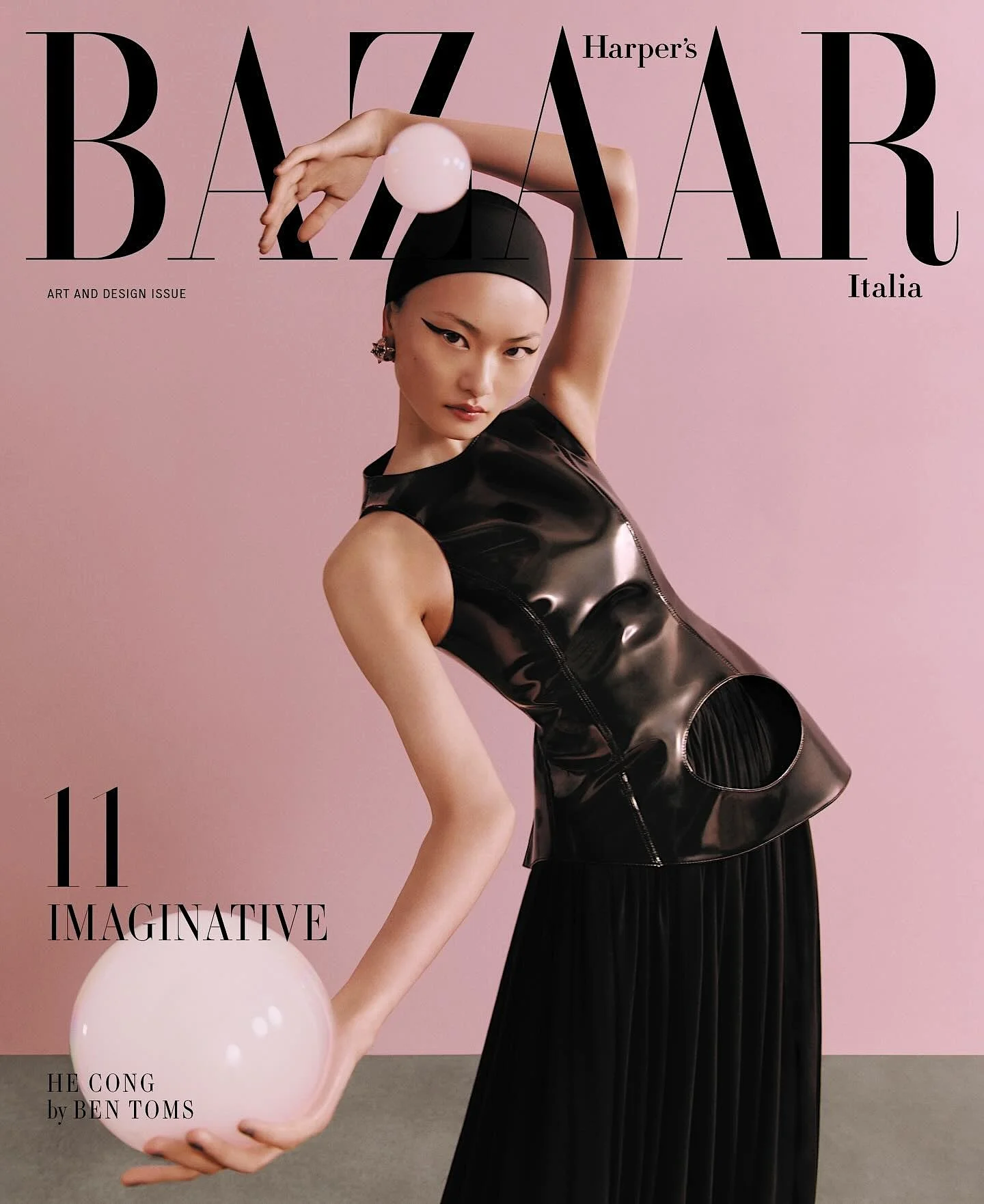 He Cong Covers Harper's Bazaar Italia 11 Imagination Issue — Anne of ...