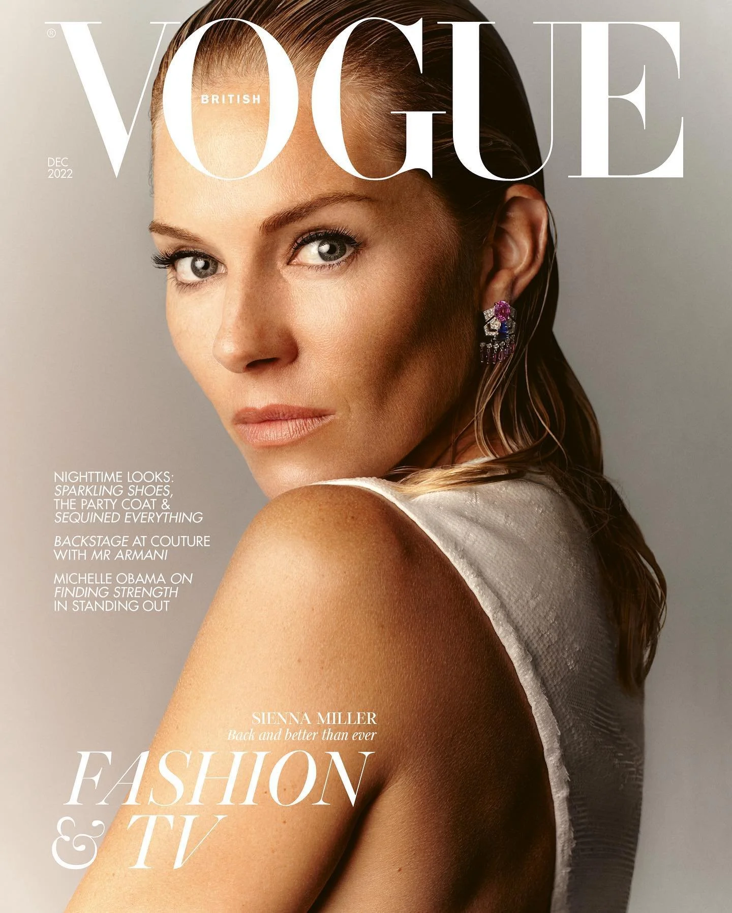British Vogue December 2022 Cover Girls lensed by Scott Trindle with ...