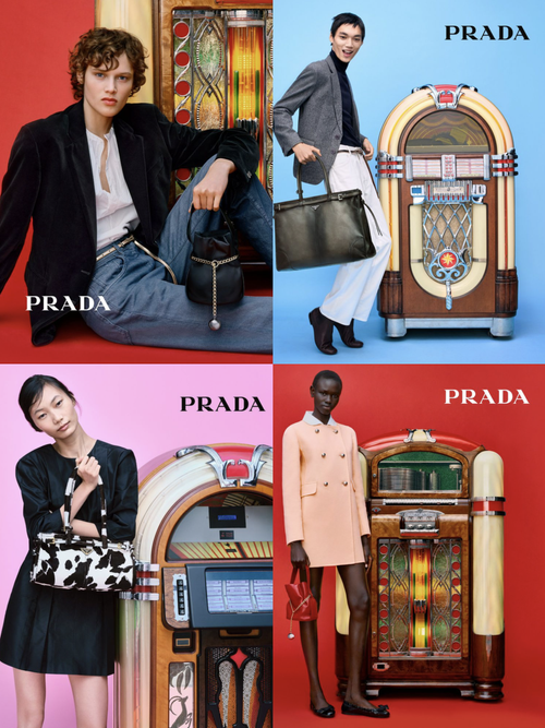 Prada Holiday 2025 Best Wishes Jukebox by Lensed by Oliver Hadlee ...