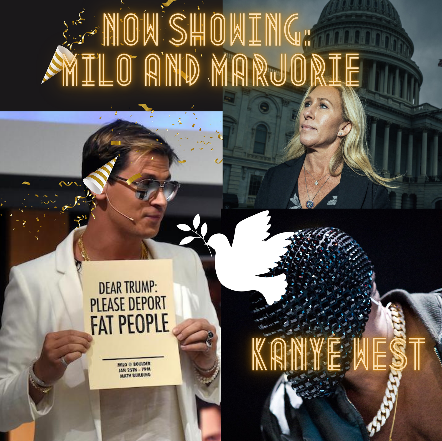 Kanye West Says He Is Running for President, Are Milo and Marjorie ...