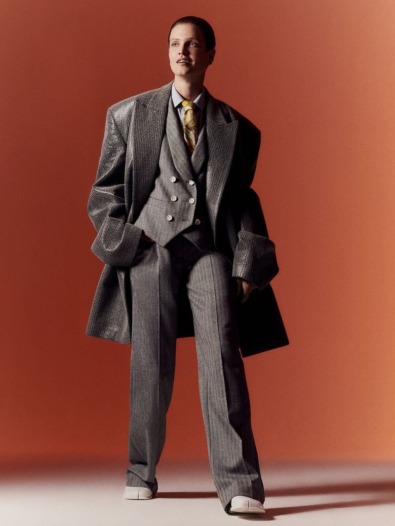 Sara Vienna Suits Up in Vogue France August Lensed by Amit — Anne of ...