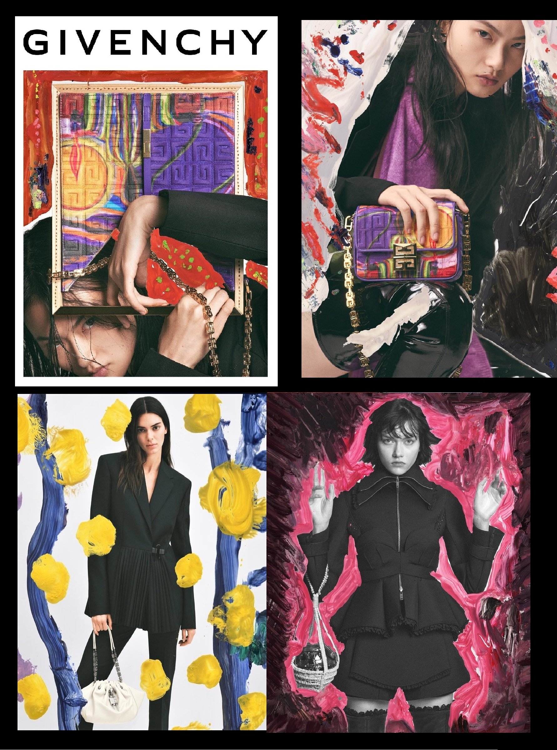 Givenchy Spring 2022 Campaign with Kendall Jenner Erupts with Kenny Bag ...