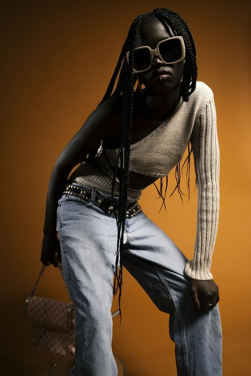 Anok Marial Poses in 'Bang Bang' for LadyGunn Magazine — Anne of ...