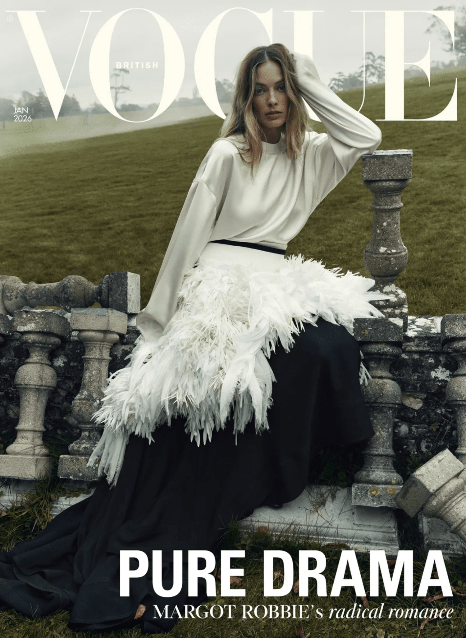 Actor Margot Robbie Covers British Vogue January 2026 — Anne of ...