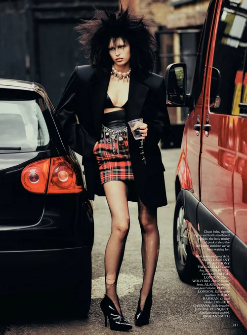 Karolina Spakowski 'Punks' by Rafael Pavarotti for British Vogue — Anne of Carversville