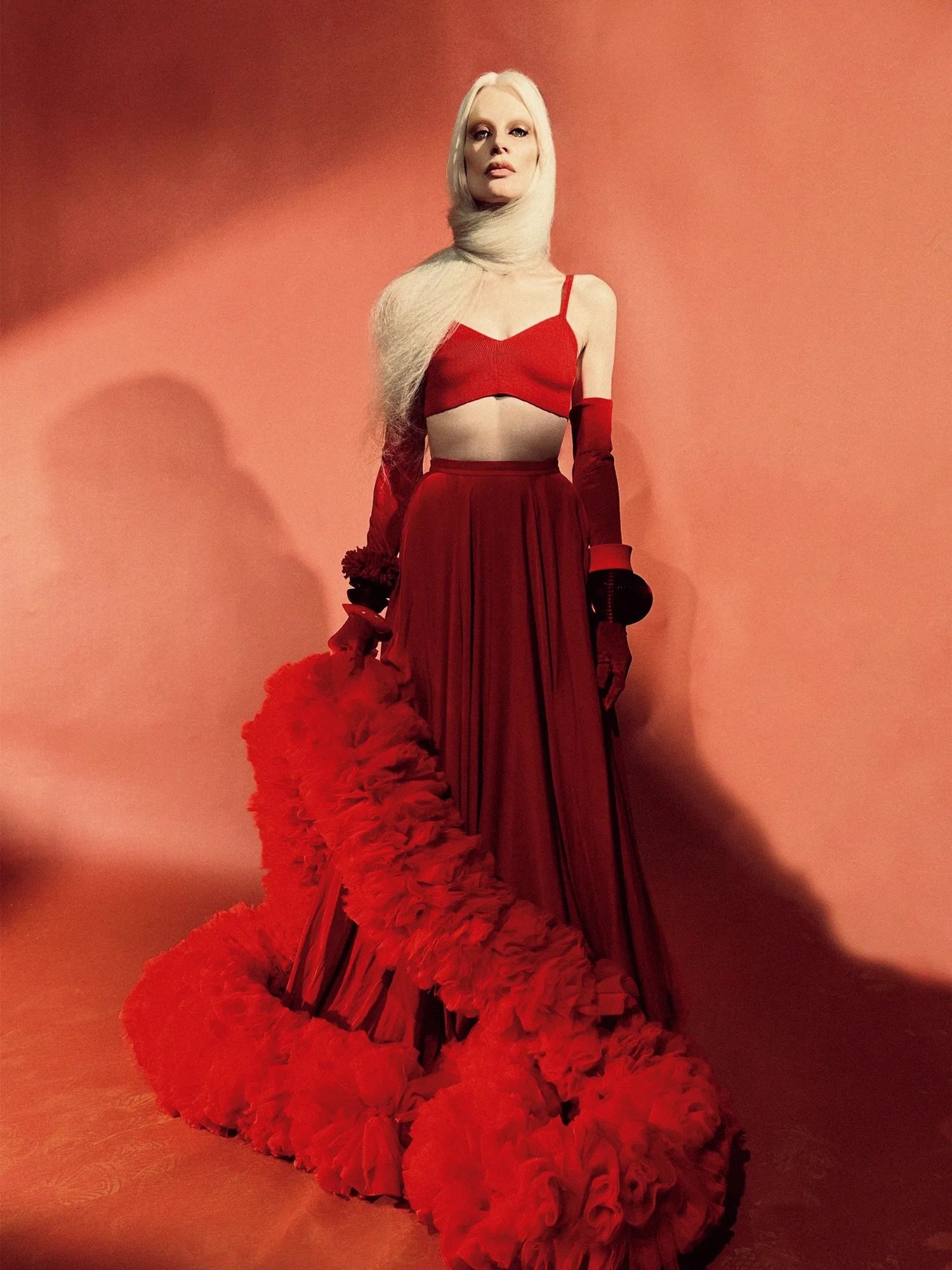 Kristen McMenamy Covers Vogue Japan with Night Glamour — Anne of ...