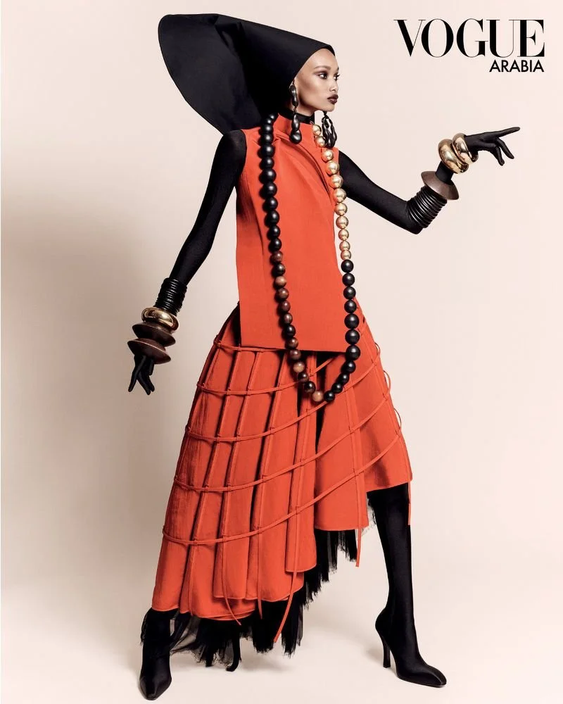 Ugbad Abdi and Sister Hani Go Bold by Luigi & Iango for Vogue Arabia ...
