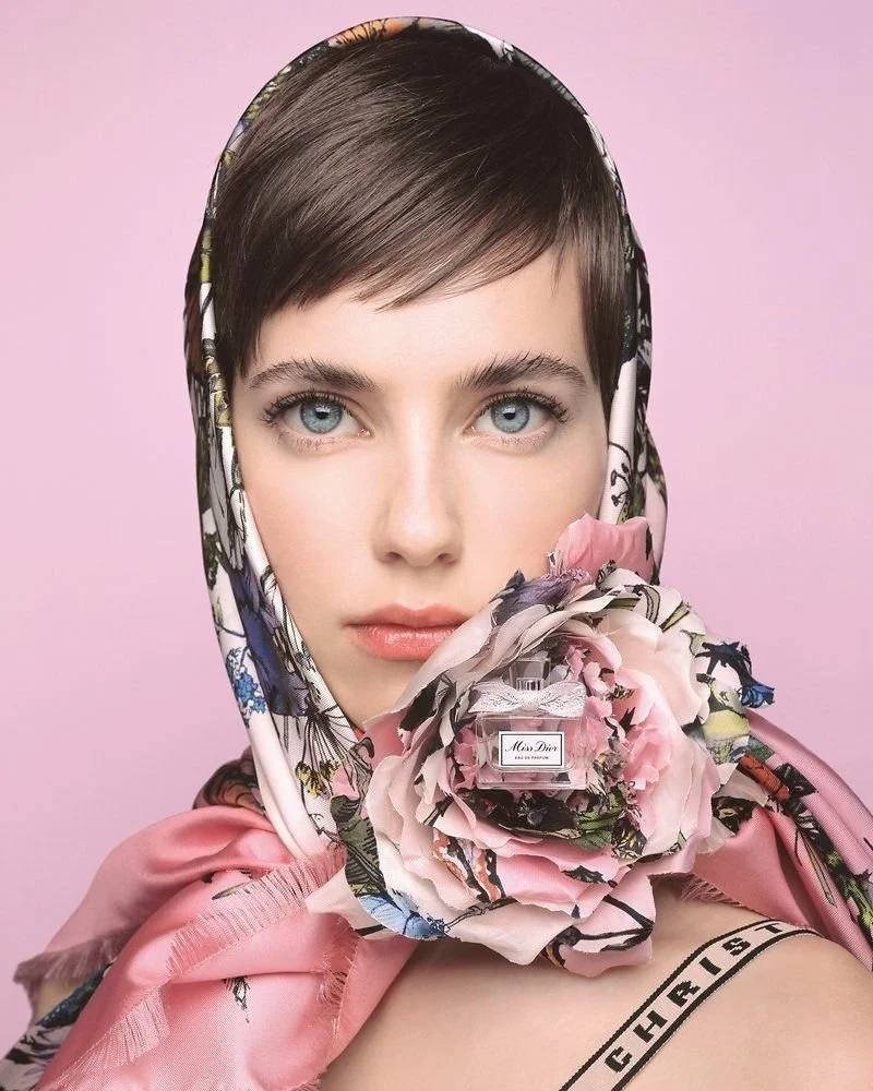 Olivia Martin in Miss Dior Fragrance by Brigitte Niedermair | Dior's ...